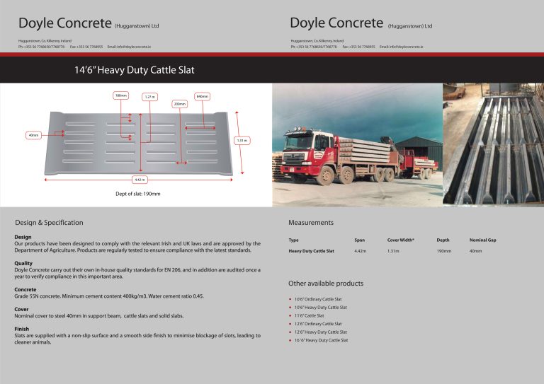 Cattle Slats Dublin Durable and Reliable Farm Flooring